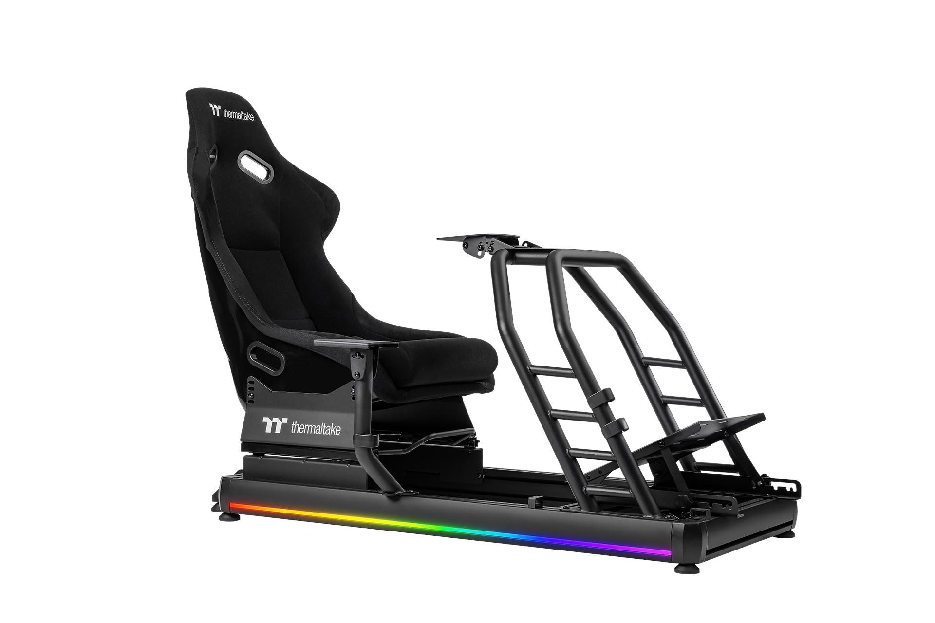 Thermaltake Debuts its Immersive and Sleek White Racing Simulator ...
